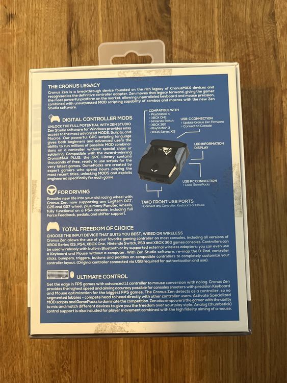 Cronus Zen - Game Controller Adapter - Wie Neu! (Neu (gemäss ...