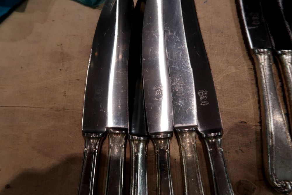 Wellner 90er Silber 6 Messer gross (Gebraucht) in Oberdorf BL für CHF ...
