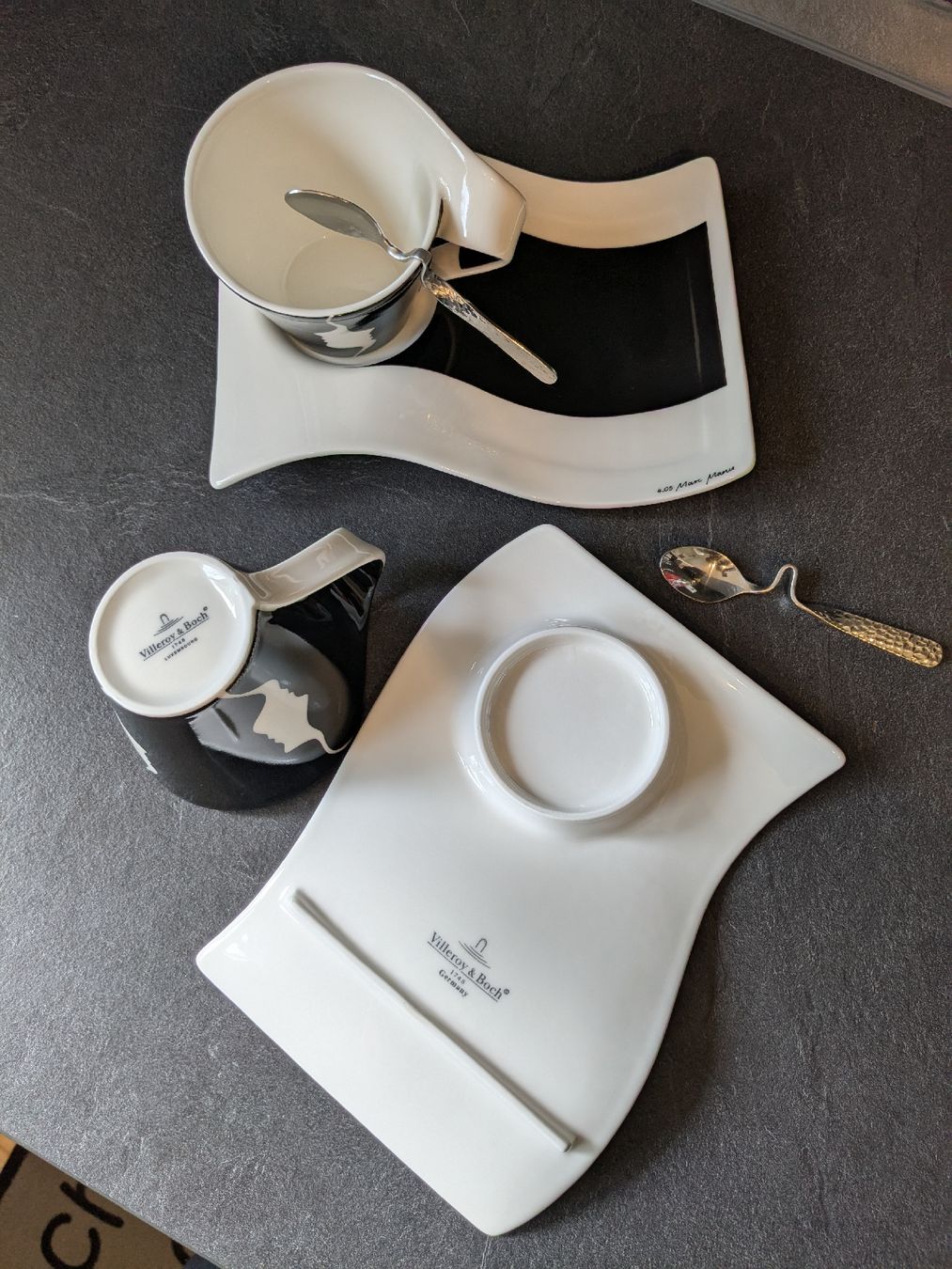 Designer Set für 2 Personen / Villeroy & Boch New Wave Faces (Neu ...