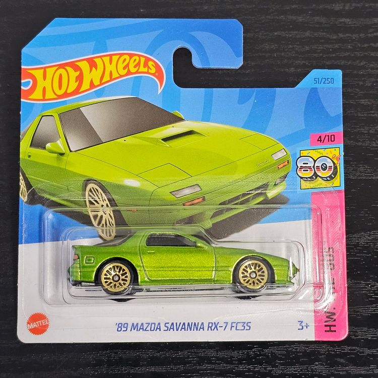 Hot wheels Mazda RX7 fc savanna (Neu und originalverpackt) in rolle für ...