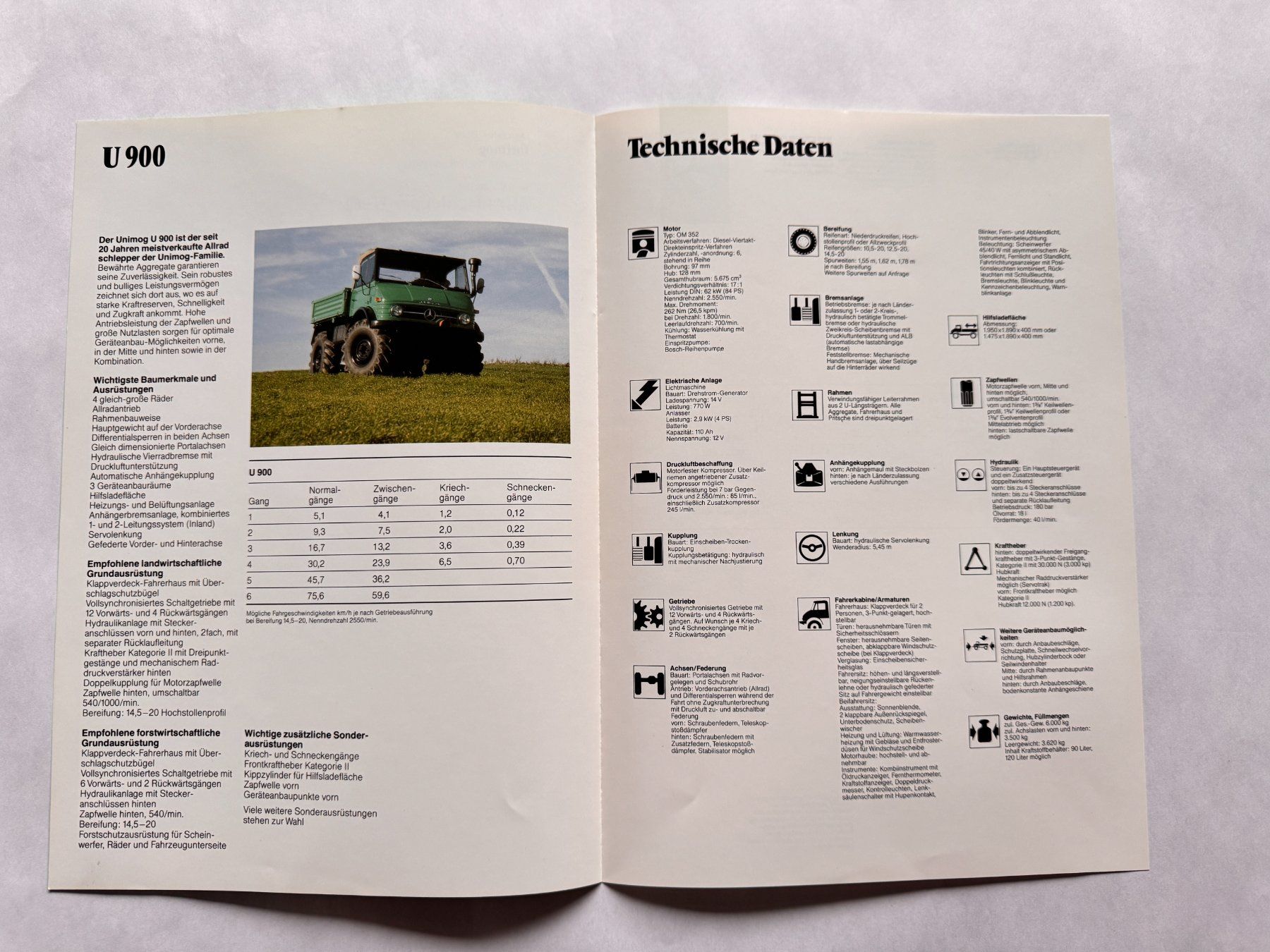 Mercedes-Benz Unimog U 900 Traktor, Allradschlepper Top! (Neu und ...