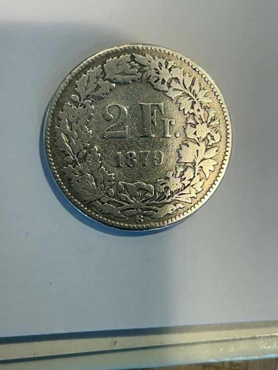 Alte silber 2 Franken 1879 | Kaufen auf Ricardo