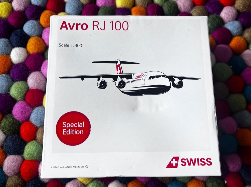 Avro RJ 100 - Miniaturflugzeug SWISS | Kaufen auf Ricardo