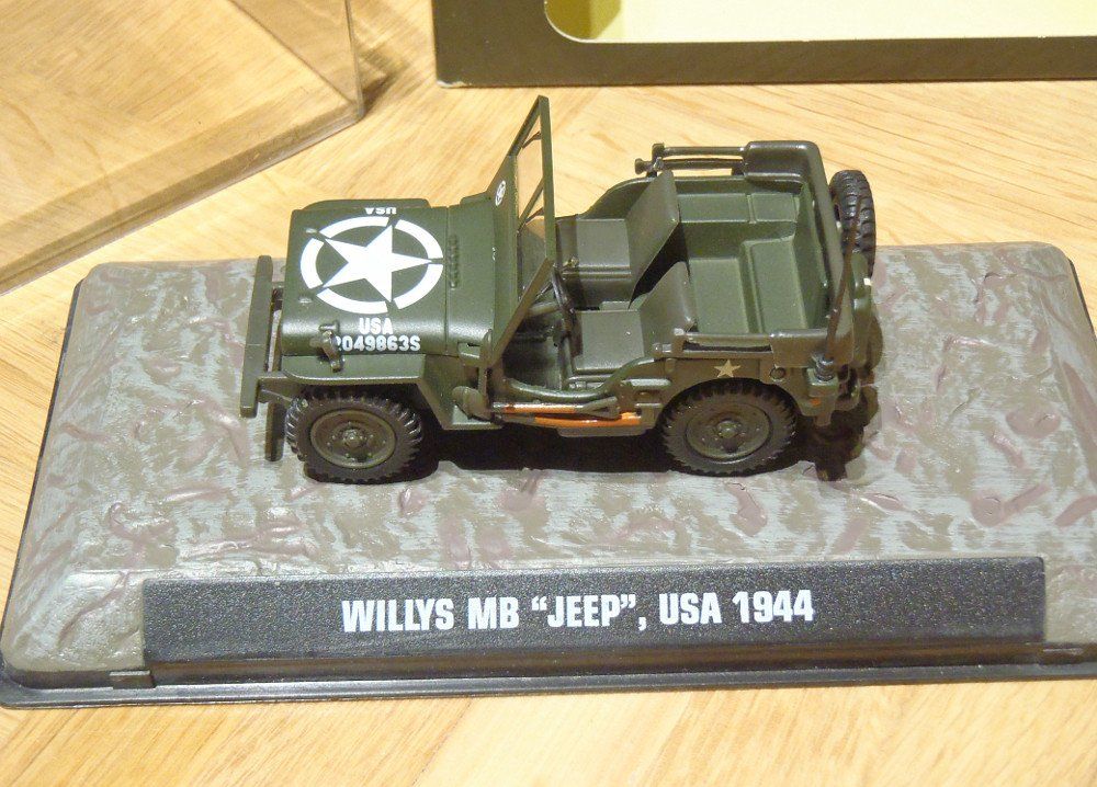 1/43 Willys "Jeep", 1944 Atlas Legendäre Militärfahrzeuge (Neu (gemäss ...