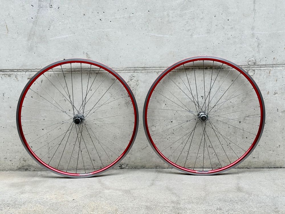 Campagnolo Mirage AMBROSIO 28" Rennvelo Laufradsatz LRS ** (Gebraucht ...