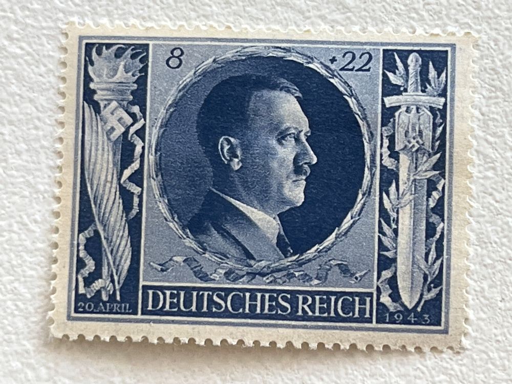 DR / Briefmarke Dritten Deutschen Reiches / Francobollo 3 Re (Gebraucht) in Chiasso für CHF 1.5 ...