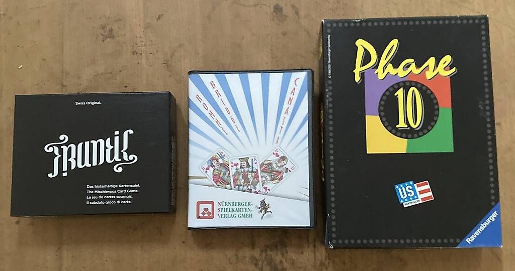 Kartenspiele (Frantic; Phase 10, Bridge, etc.) (Gebraucht) in Riehen ...