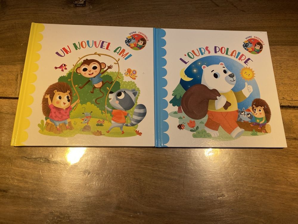 2 Livres Enfants "Vive l'Amitié" 📚🐻🐵 (Gebraucht) in Les Haudères für ...