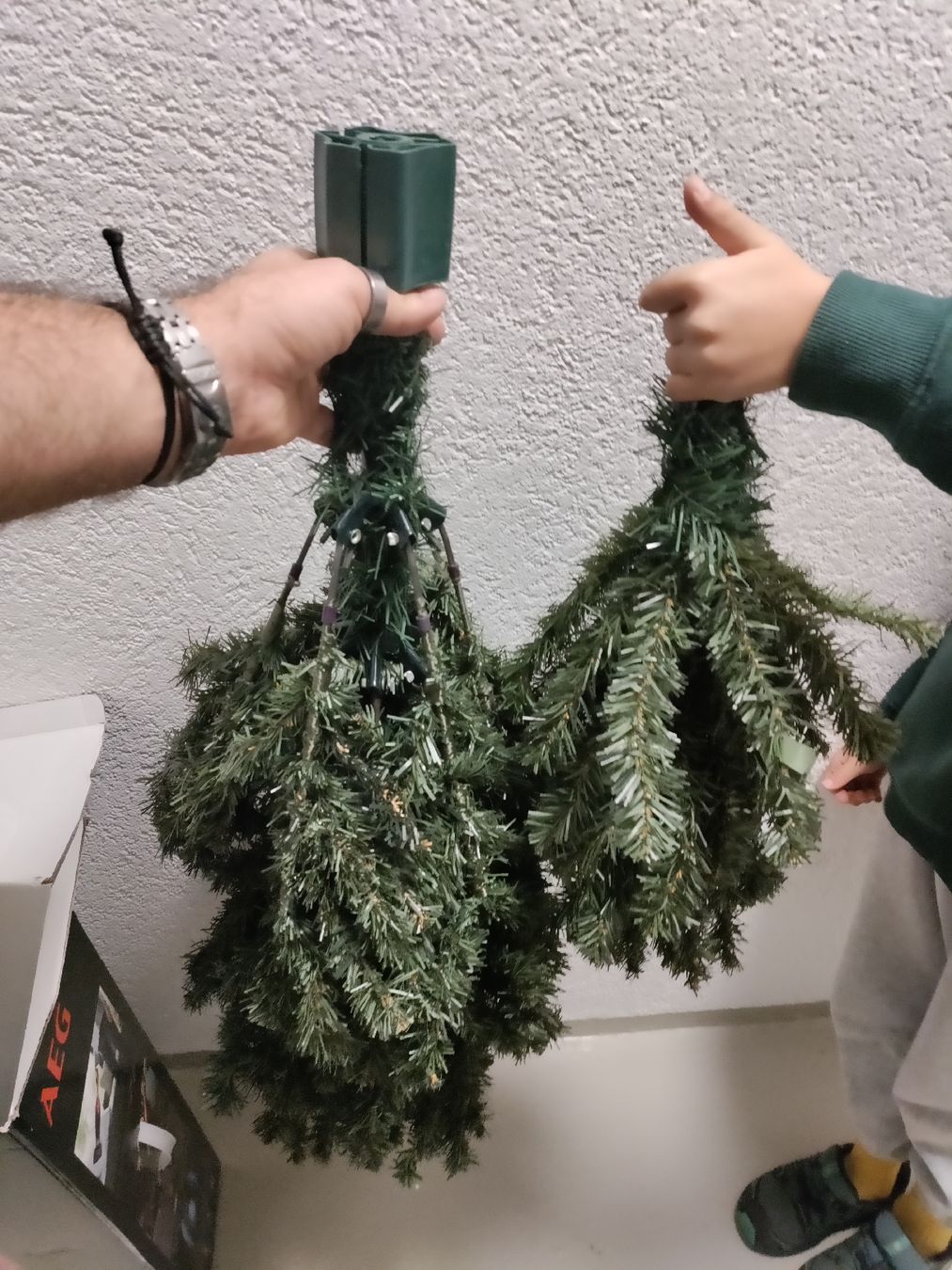 Christmas tree without lights and decorations ~120 cm tall (Gebraucht ...