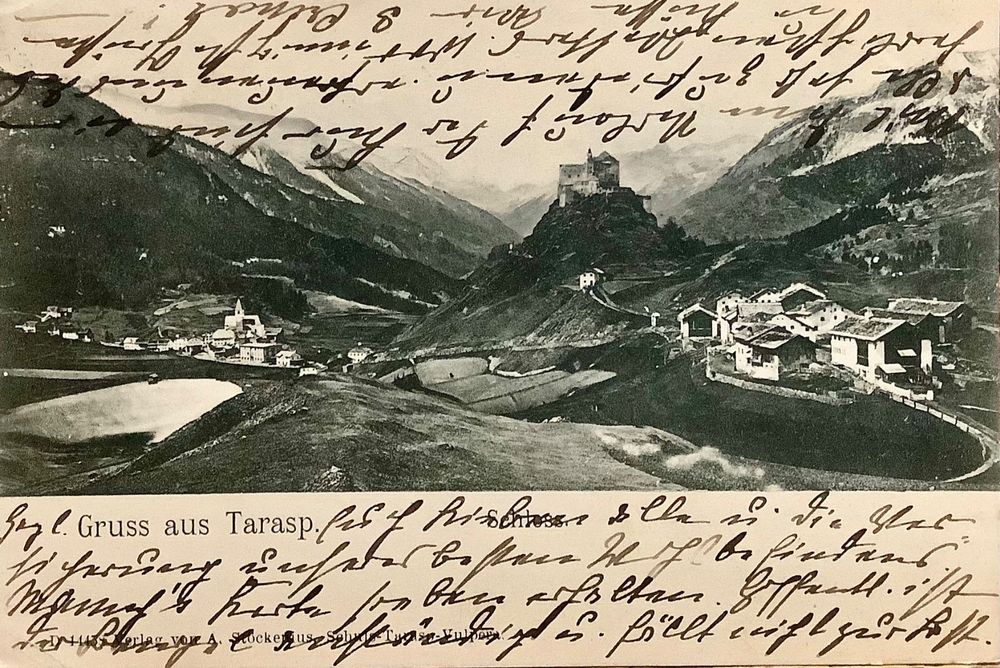 1903 - Antike AK - Gruss aus Tarasp - Schloss (Gebraucht) in Root für CHF 2 – mit Lieferung auf ...