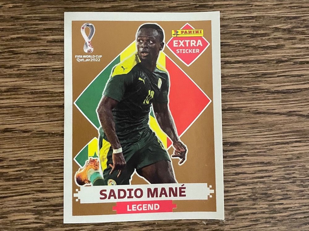 Panini Qatar 2022 | Extra Sticker | Sadio Mané (Bronze) | Kaufen auf Ricardo