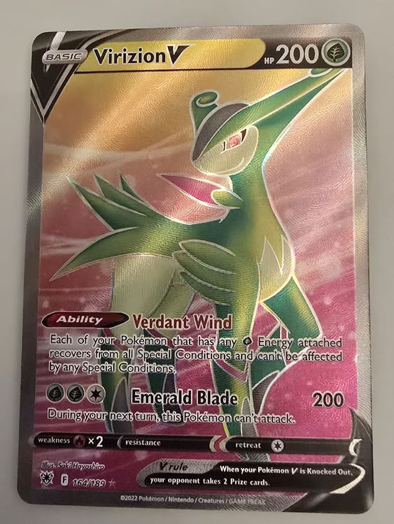 Carte Pokemon Virizion V Full art (Neu (gemäss Beschreibung)) in Cointrin für CHF 3.9 – mit ...