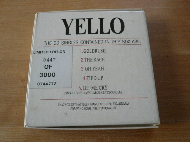 YELLO The CD Single Collection - D 1989 - Numbered Box-Set (Neu und ...