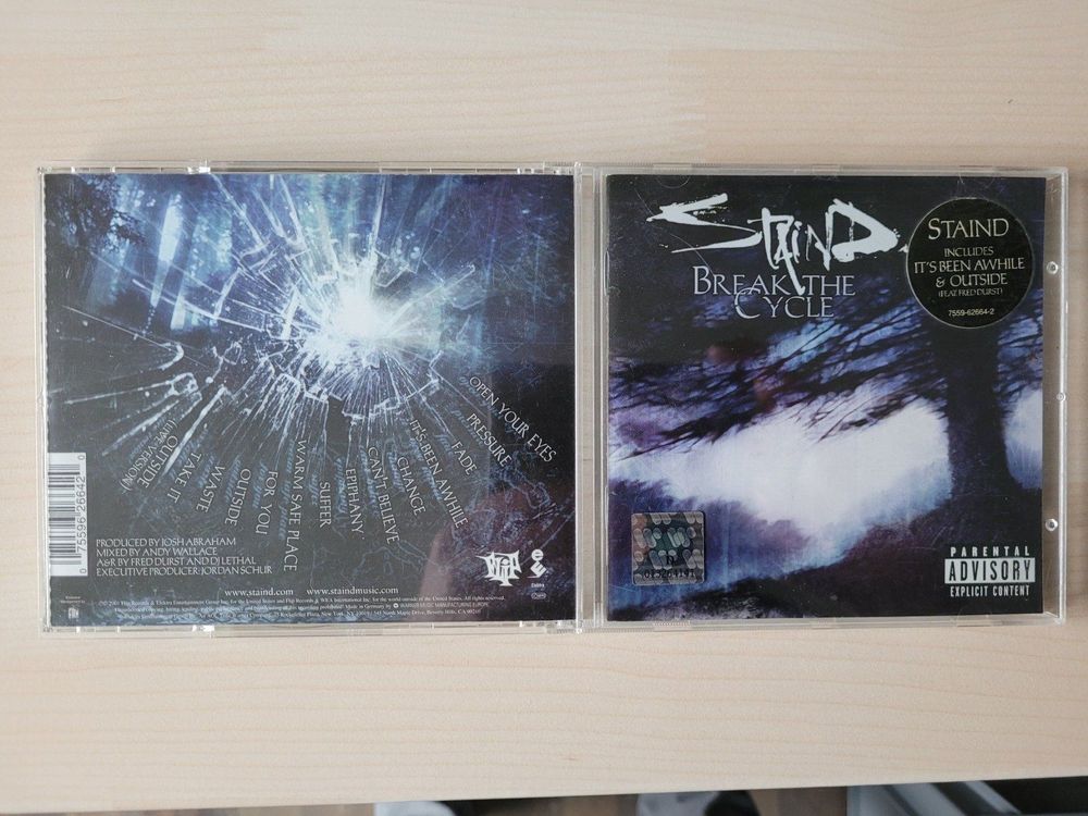 Staind - Break the Cycle CD 2001 (Gebraucht) in für CHF 3 – mit Lieferung auf Ricardo kaufen