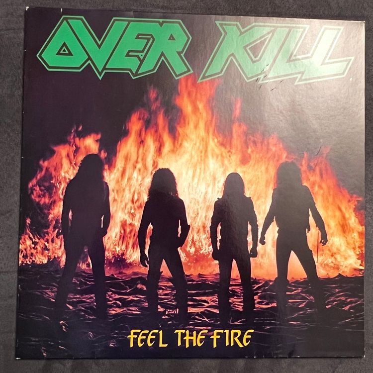 Overkill - "Feel the Fire" (LP - Reissue 1986) (Gebraucht) in ...