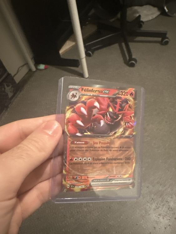 Carte Pokémon Félinferno EX 034/162 FR (Neu (gemäss Beschreibung)) in ...