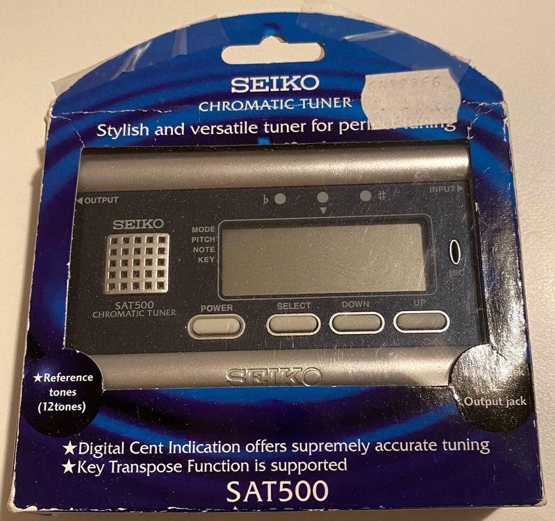 Stimmgerät SEIKO Chromatic Tuner SAT 500 (Gebraucht) in Zürich für CHF ...