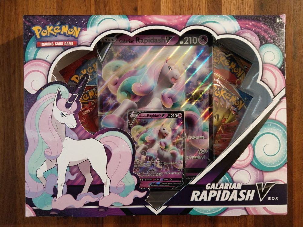Pokémon Galarian Rapidash V Box EN (Neu und originalverpackt) in ...