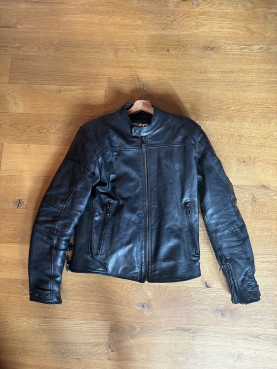 Alpinestars Leather Motorcycle Jacket and back protector (50 (Neu ...