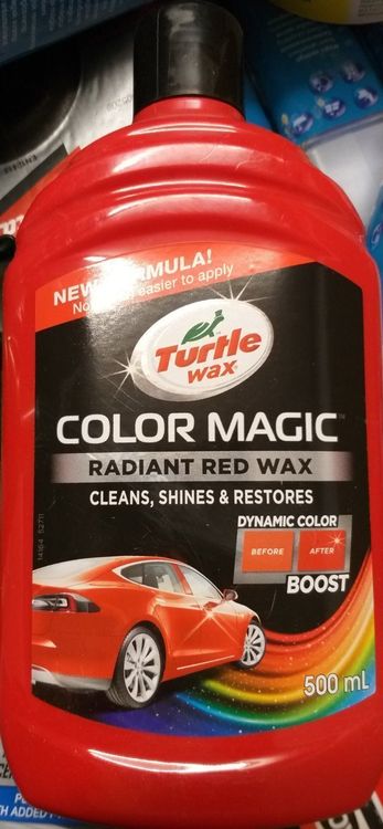 2 Flaschen !! Turtle Wax Color Magic Red (Neu und originalverpackt) in ...