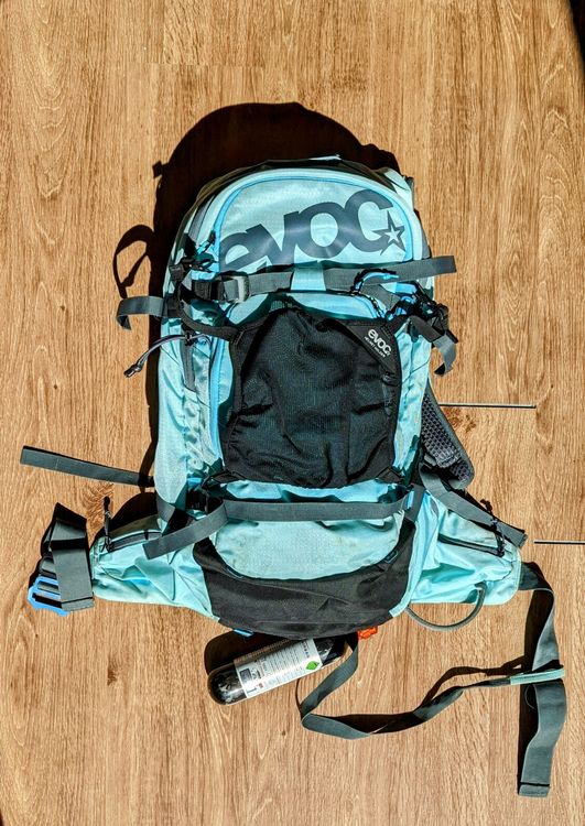Lawinen AirBag Rucksack 30L von Evoc, inkl. voller Kartusche (Gebraucht ...