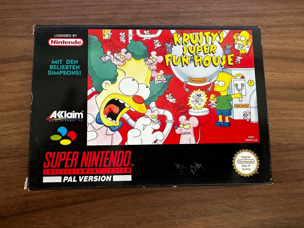 SNES: Krusty's Super Fun House mit OVP + Anleitung | Kaufen auf Ricardo