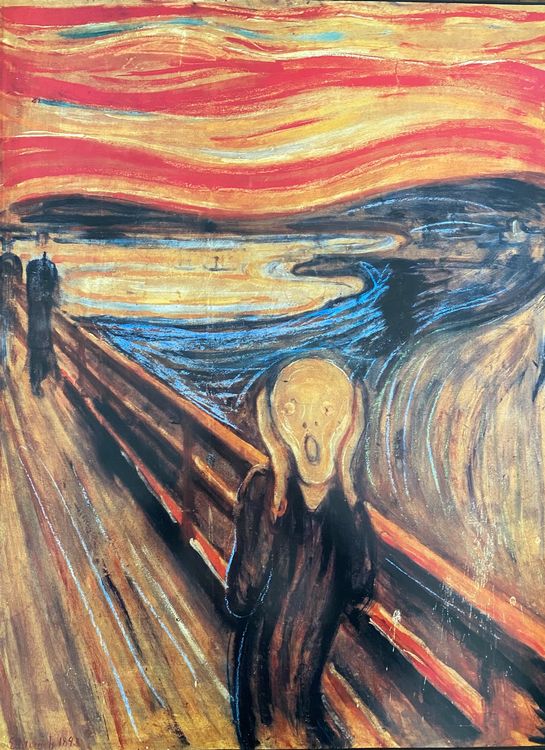 Munch the scream - Gemälde/Bild - Der Schrei Edvard Munch (Neu und ...