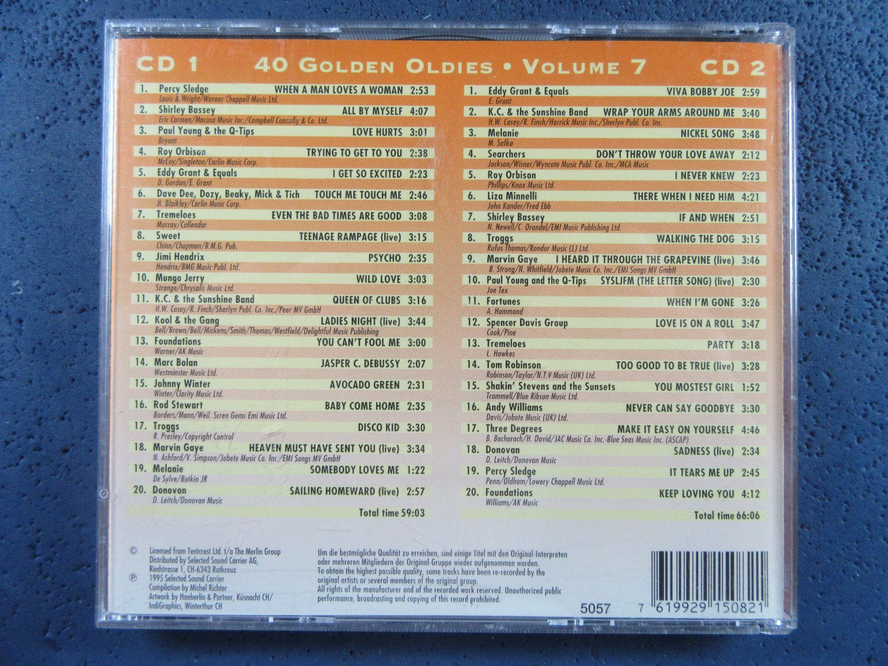 40 GOLDEN OLDIES 2CD-SET VOL7 (Gebraucht) in Ettingen für CHF 1 – mit ...