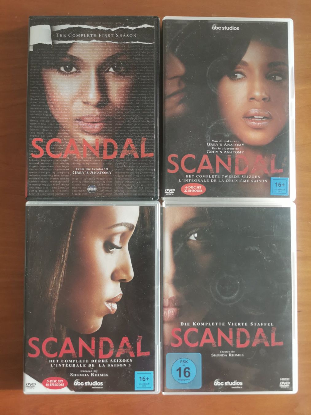 Serie Scandal. DVD Staffel 1-7 Komplett Deutsch Englisch FR (Gebraucht ...