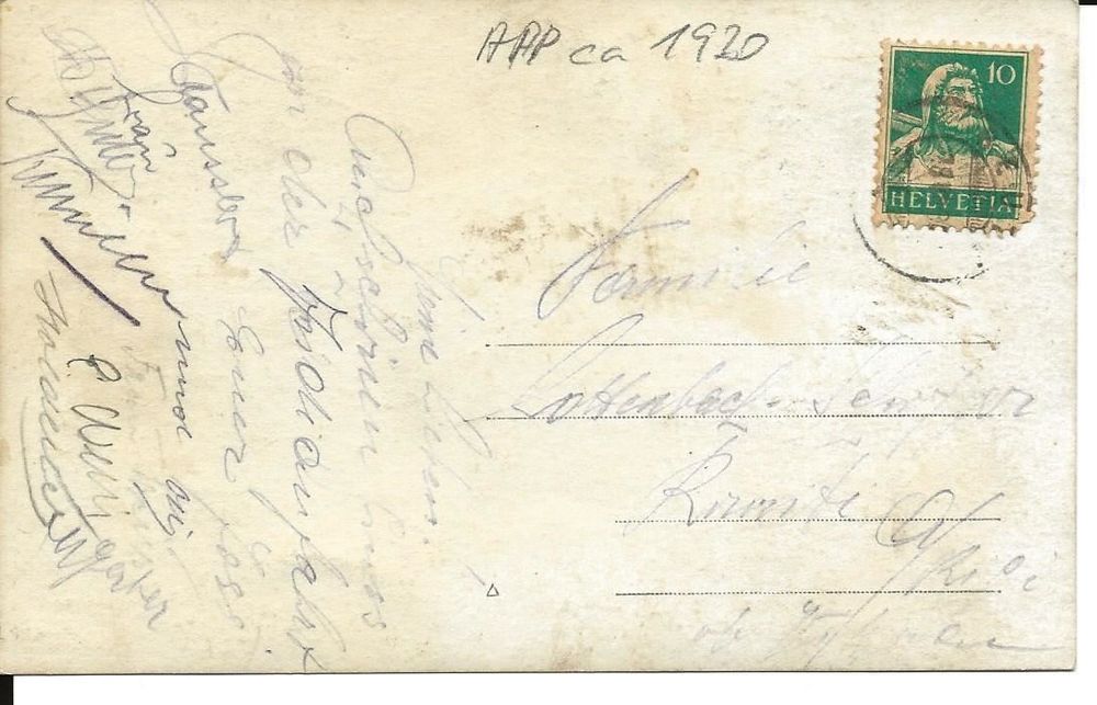 Oberegg AI Sulzbach Leuch Seppetoni + Katharina ca. 1920 (Neu (gemäss ...