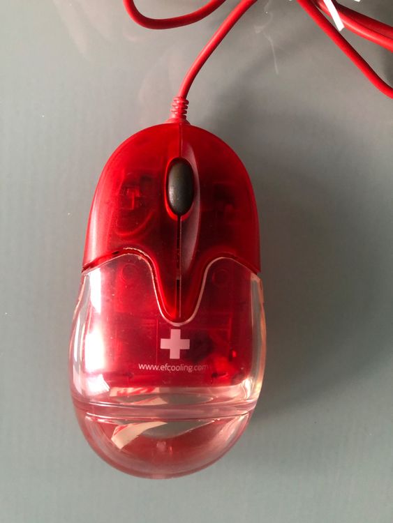 Maus Sammler - Rarität mit Schweizerkreuzen - und Wasser USB (Gebraucht ...