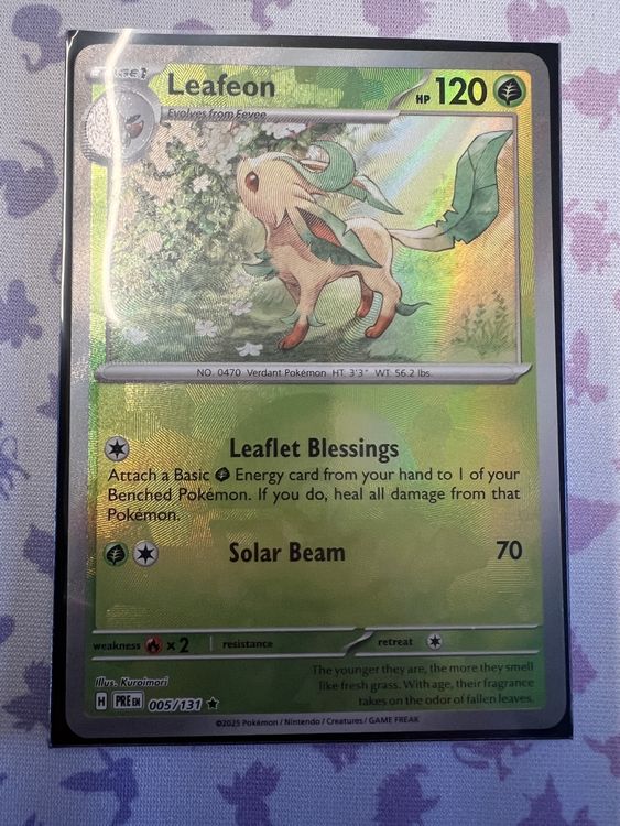 Leafeon 005/131 Pokeball Prismatic Evolutions (Gebraucht) in ...