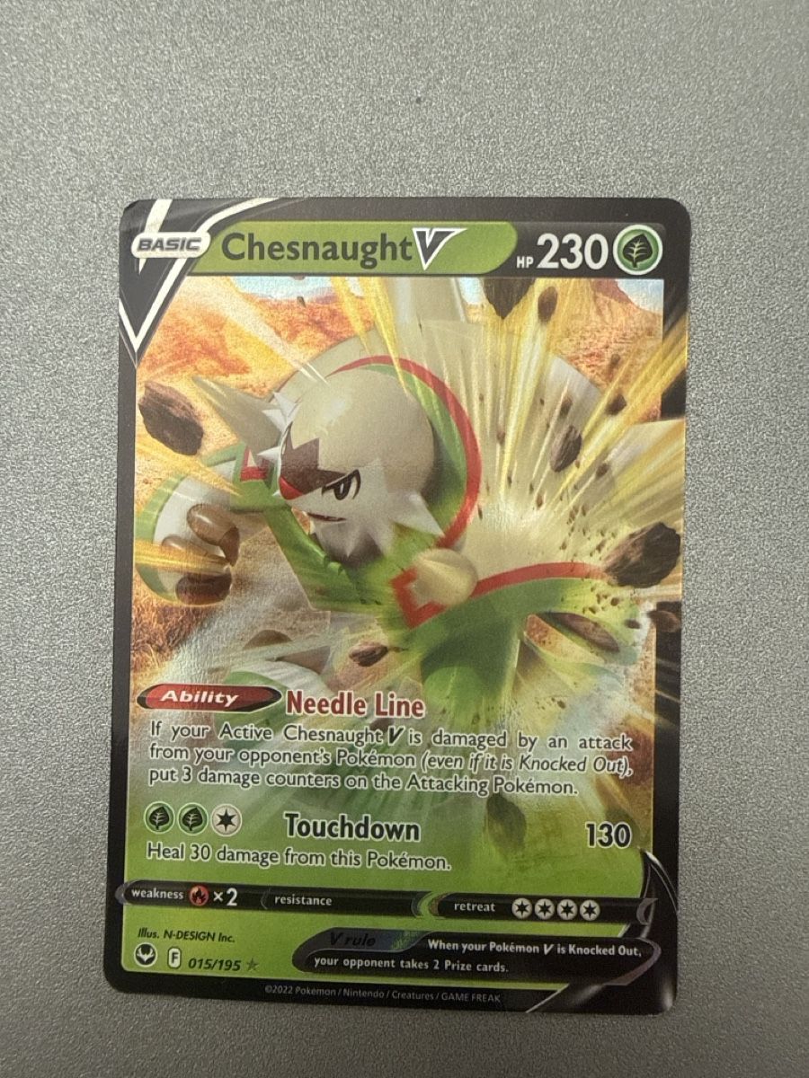Chesnaught V - Pokemon Karte - Top Zustand - Selten! (Gebraucht) in ...