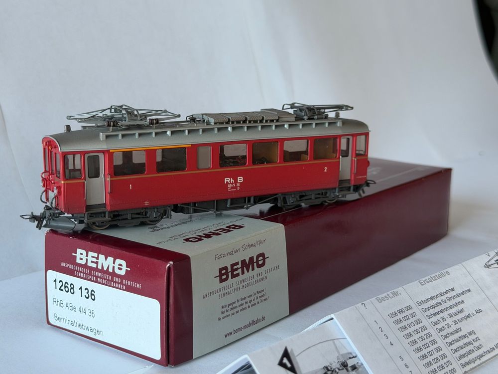 PIROVINO BEMO 1268 136 H0m: RhB ABe 4/4 36 (Neu und originalverpackt ...