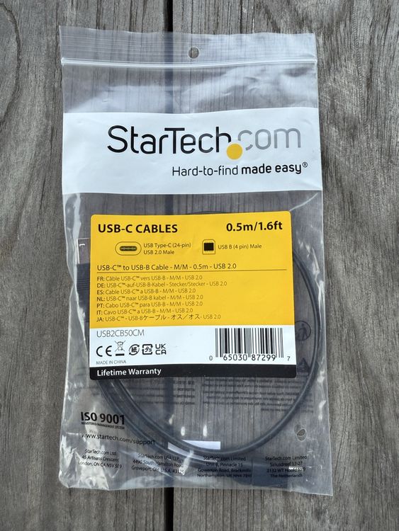 Neues USB-C Kabel (0.5m) - Startech - Originalverpackt (Neu und ...