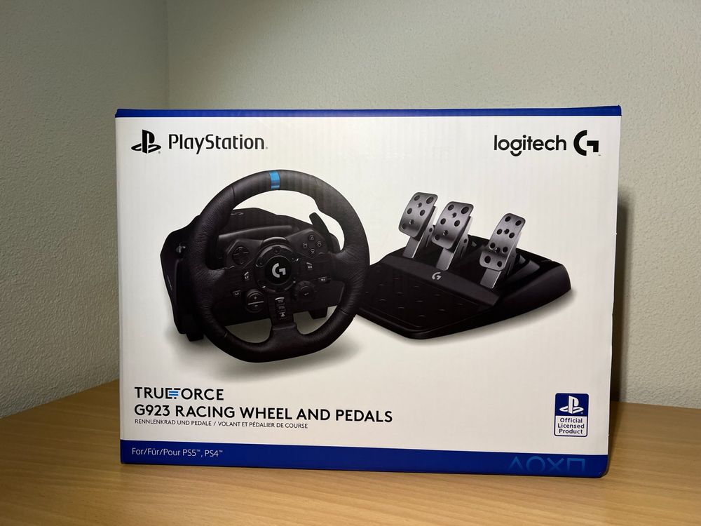 Logitech G923 True Force - Lenkrad für PS5/PS4/PC WIE NEU (Neu (gemäss ...