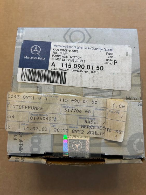 New old Stock, Benzinpumpe Mercedes A1150900150 (Gebraucht) in für CHF ...