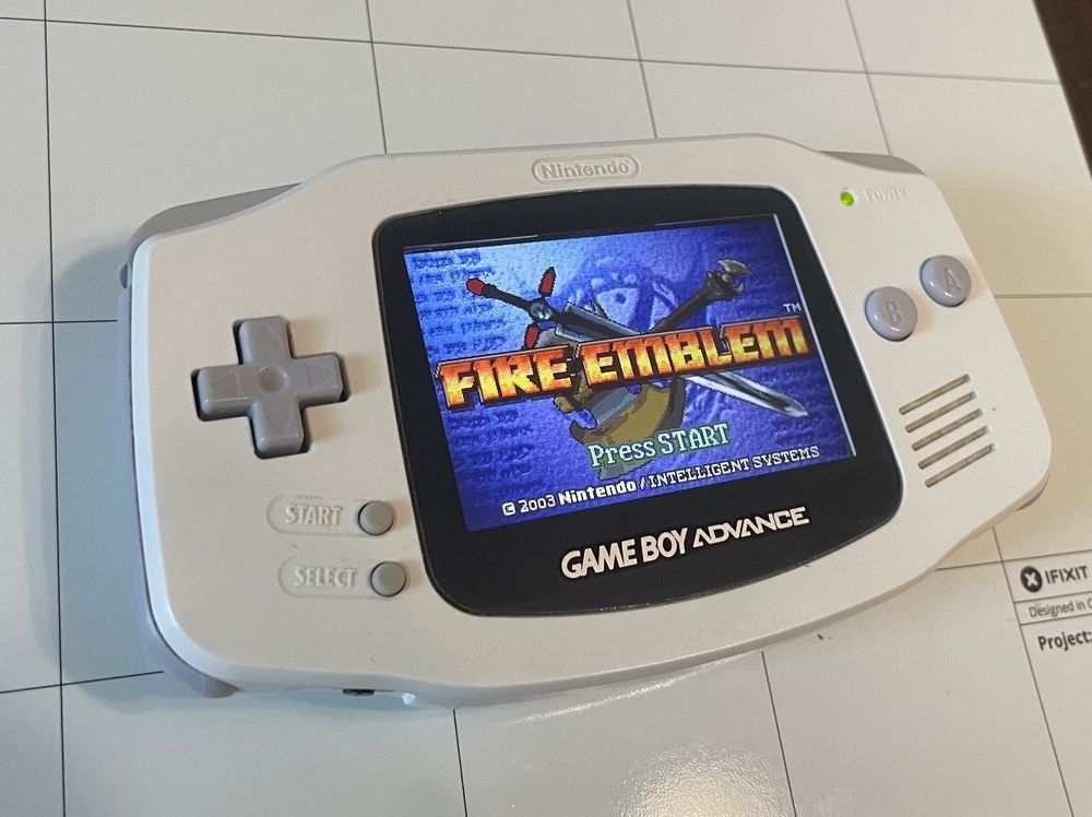 Game boy advance White - IPS mod | Kaufen auf Ricardo