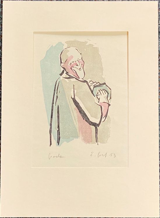 Ernst GRAF Holzschnitt Handsigniert (Gebraucht) in Root für CHF 5 – mit Lieferung auf Ricardo kaufen