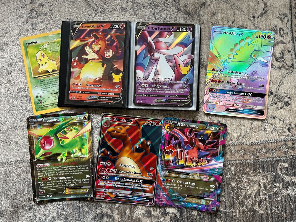 Pokemon XL Karten Sammlung (GX, V, VMAX) (Gebraucht) in Dotzigen für CHF 35 – mit Lieferung auf ...