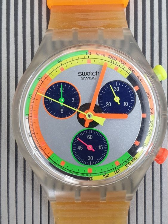 SWATCH CHRONO SCK104 JELLY STAG NEU (Nuovo e nell'imballaggio originale ...