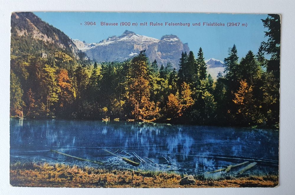 AK Blausee-Mitholz BE Oberland Blausee Kandertal gel.1940 (Gebraucht ...