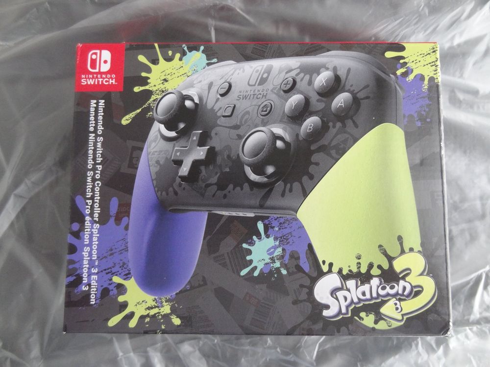 Nintendo Switch PRO Controller Splatoon 3 NEU (Neu und originalverpackt) in Lyss für CHF 108 ...