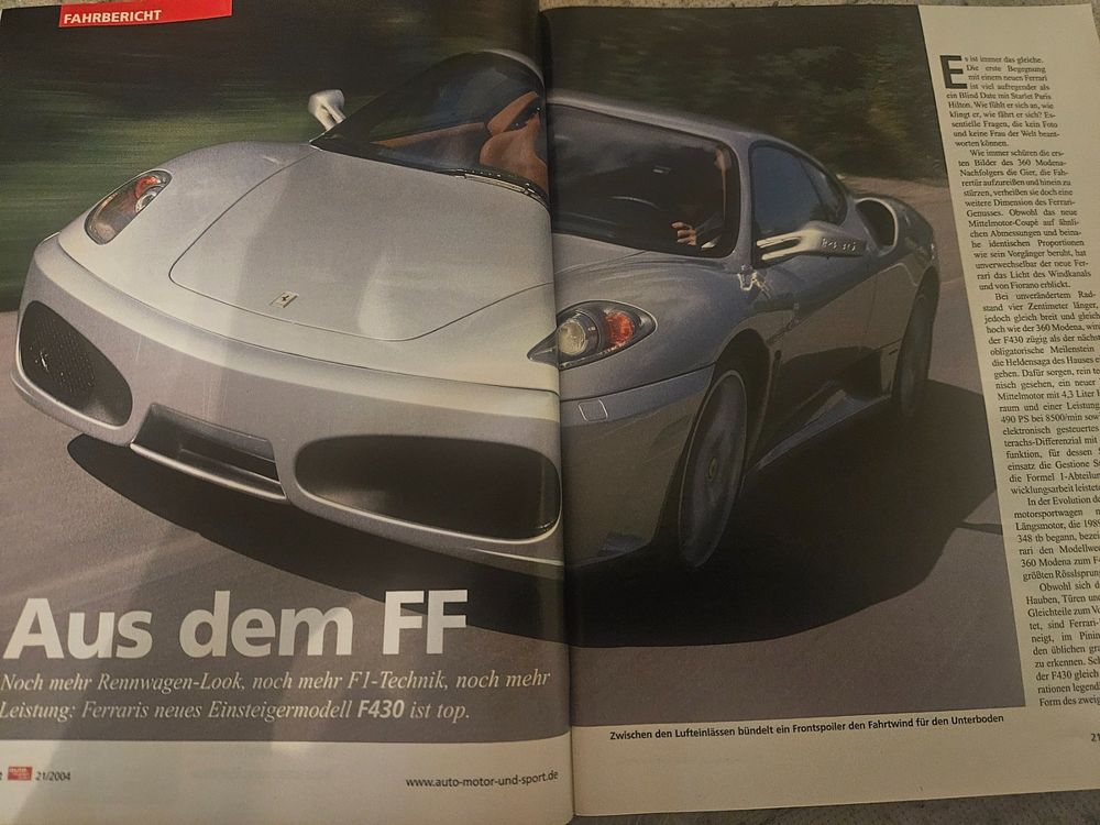 AMS 21/04 Vanquish AMG 55 SLK Mustang F430 E 400 CDI XC90 xx (Gebraucht ...