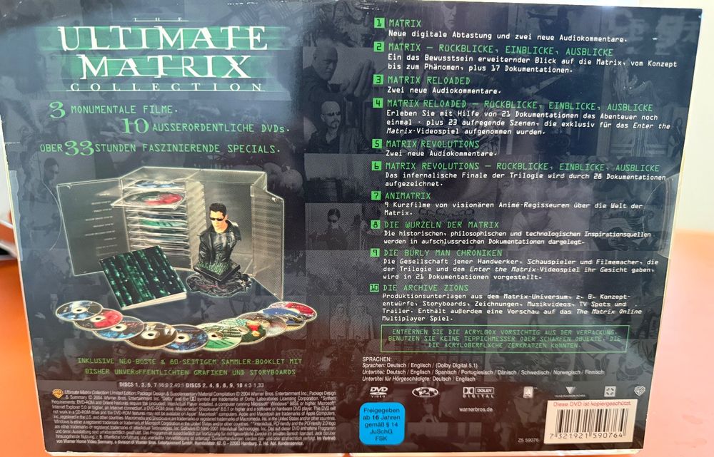 The Ultimate Matrix Collection - DVD Box - Top Zustand (Gebraucht) in ...