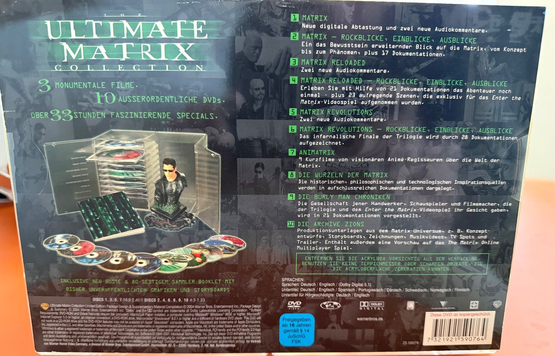 The Ultimate Matrix Collection - DVD Box - Top Zustand (Gebraucht) in ...