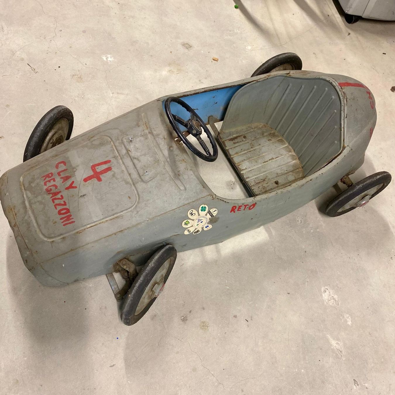 Vintage Go-Kart/Seifenkiste Clay Regazzoni, Rarität! (Gebraucht) in ...