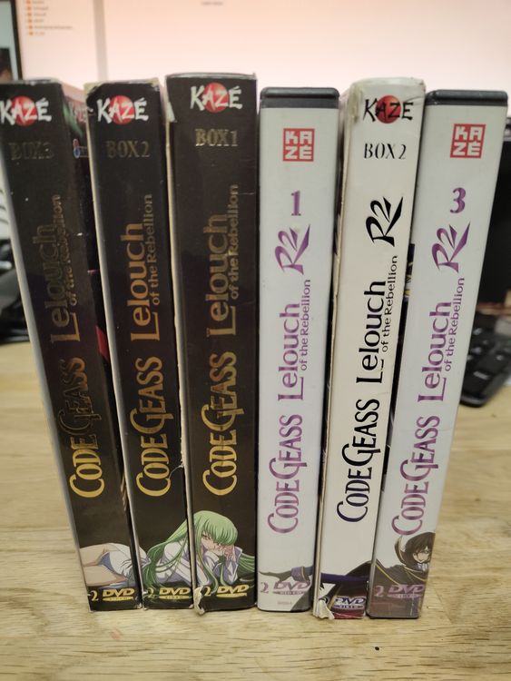 Anime Code Geass DVD Collection - Collector Box 1,2,3 usw | Kaufen auf ...