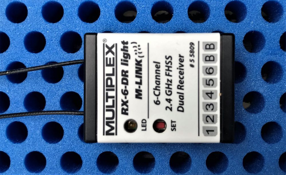 Empfänger RX-6-DR light "M-LINK 2.4GHz", Multiplex # 55809 (Gebraucht ...