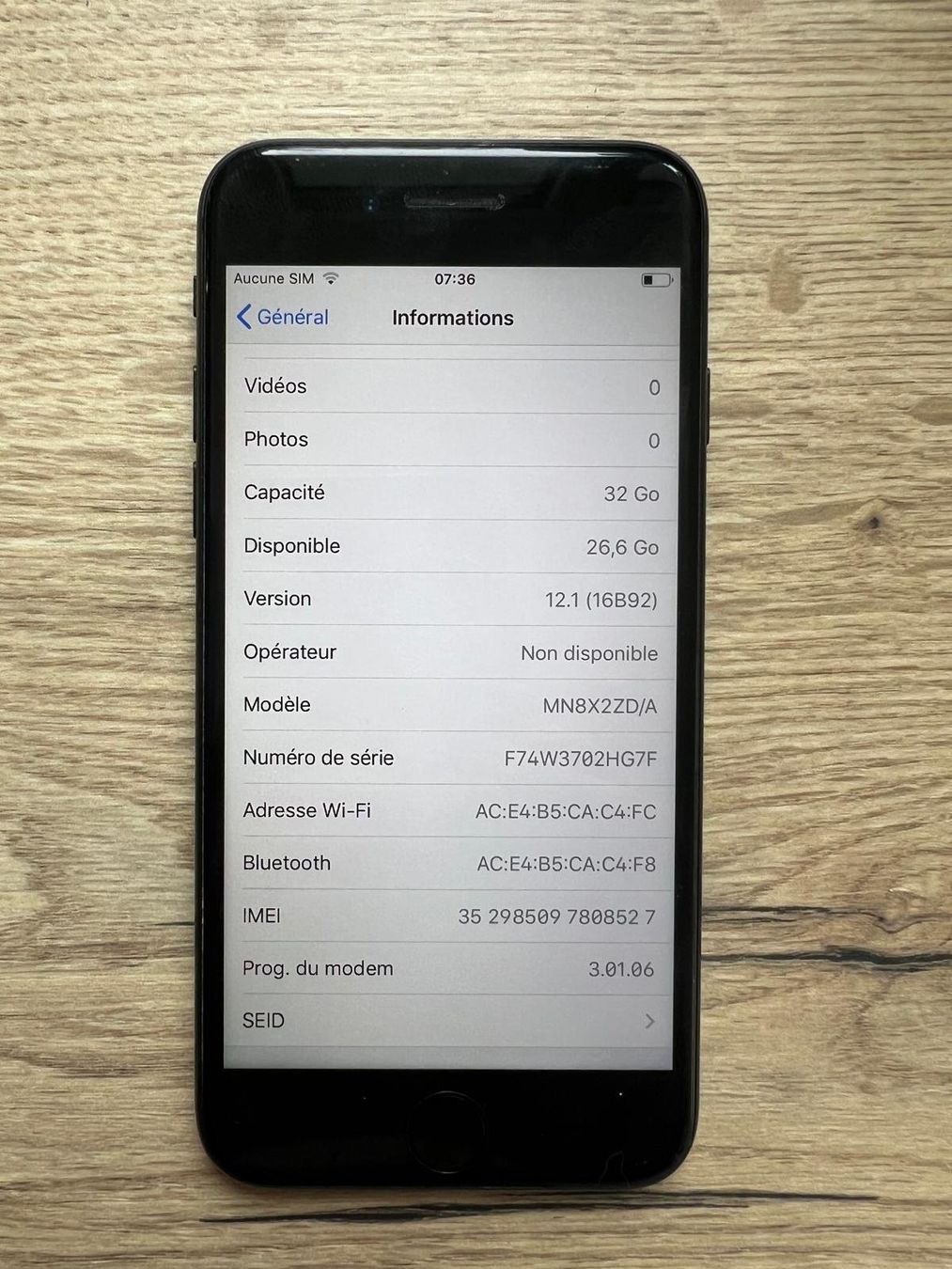 Iphone 7 32 Go (D'occasion) à Môtiers NE pour CHF 50 – avec livraison ...